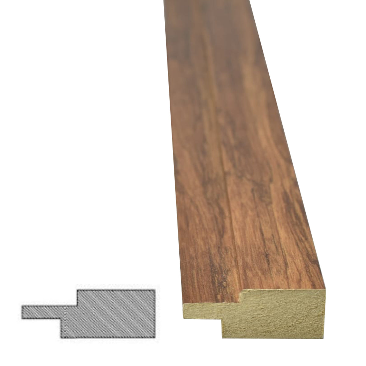 Perfil M Inicio Wall Panel MDF Bambú Rústico 15x40x2440 mm — BPMAC