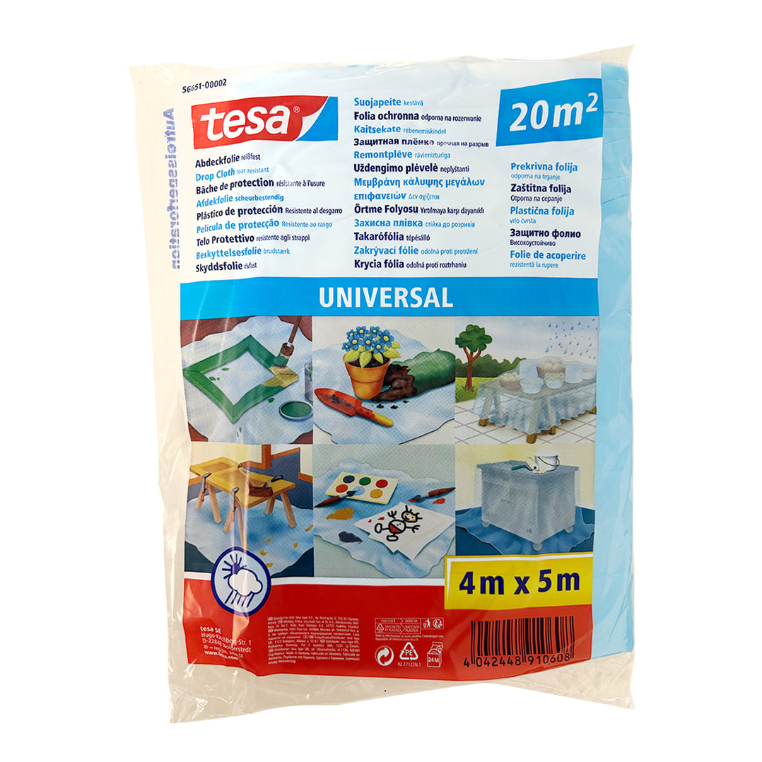 Protector plástico para pintar 20 mt2 Tesa — BPMAC